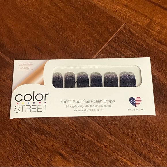 Color Street | Other | Color Street Navy Silver Glitter Ombre | Poshmark